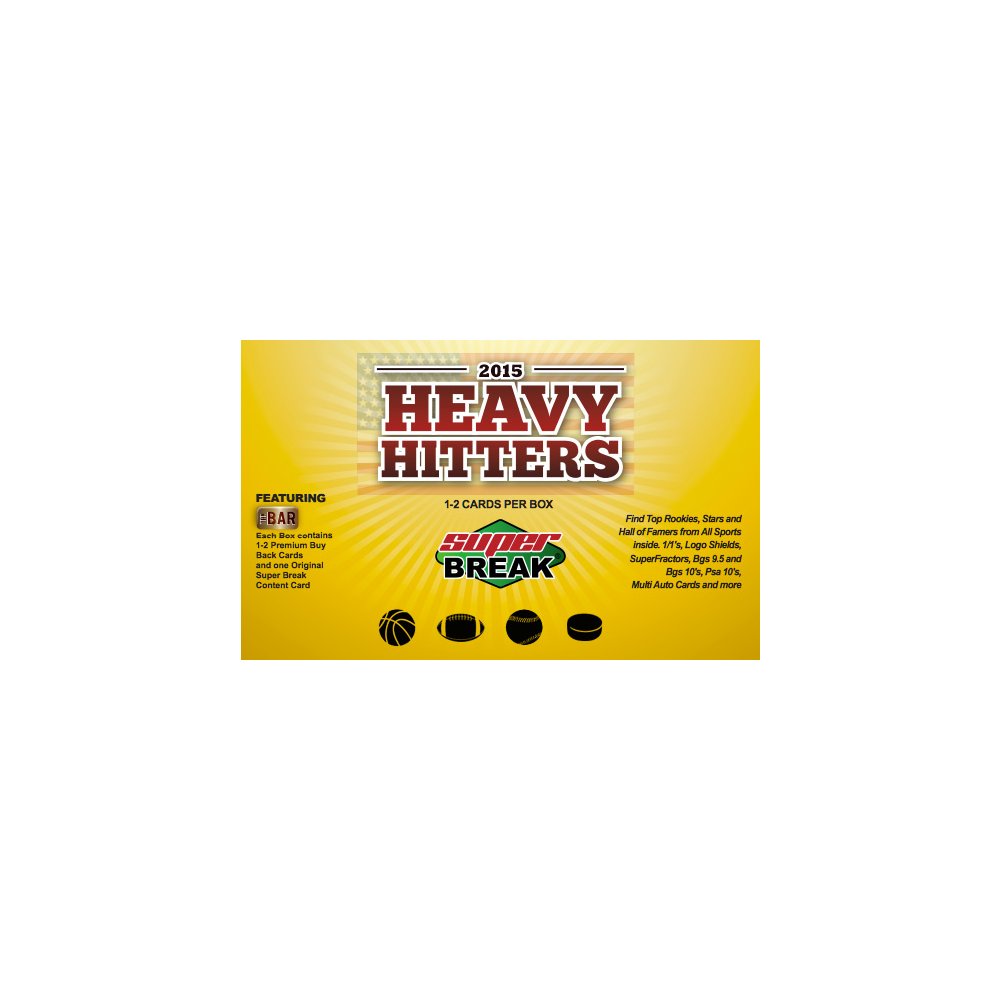 2015 Super Break Heavy Hitters National Edition Hobby Box | Steel City ...