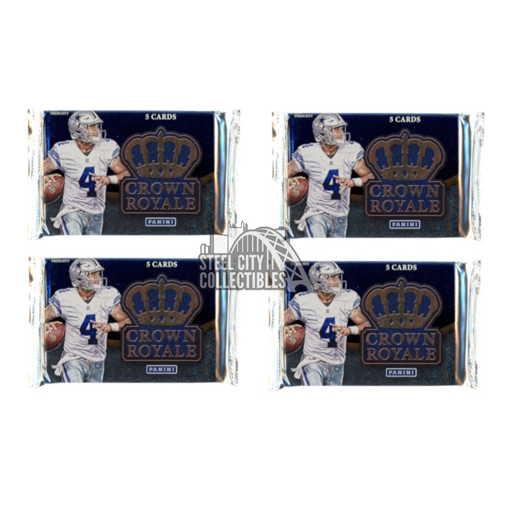 2016 Panini Crown Royale Football Retail 4-Pack Lot | Steel City ...