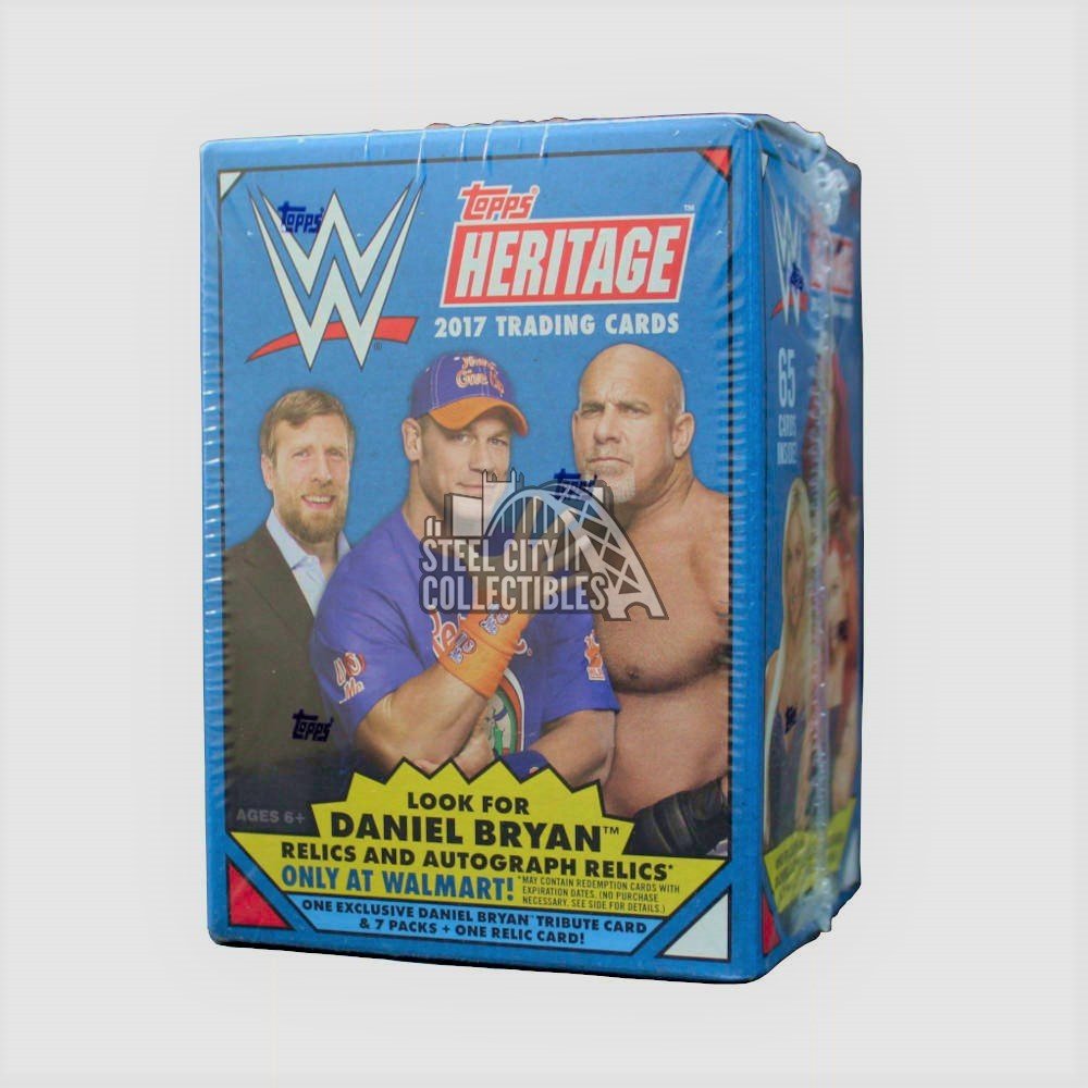 2017 Topps WWE Heritage Wrestling 7ct Blaster Box - Walmart Version ...