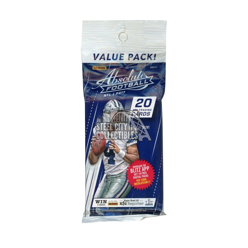 2017 Panini Absolute Football Fat Pack | Steel City Collectibles