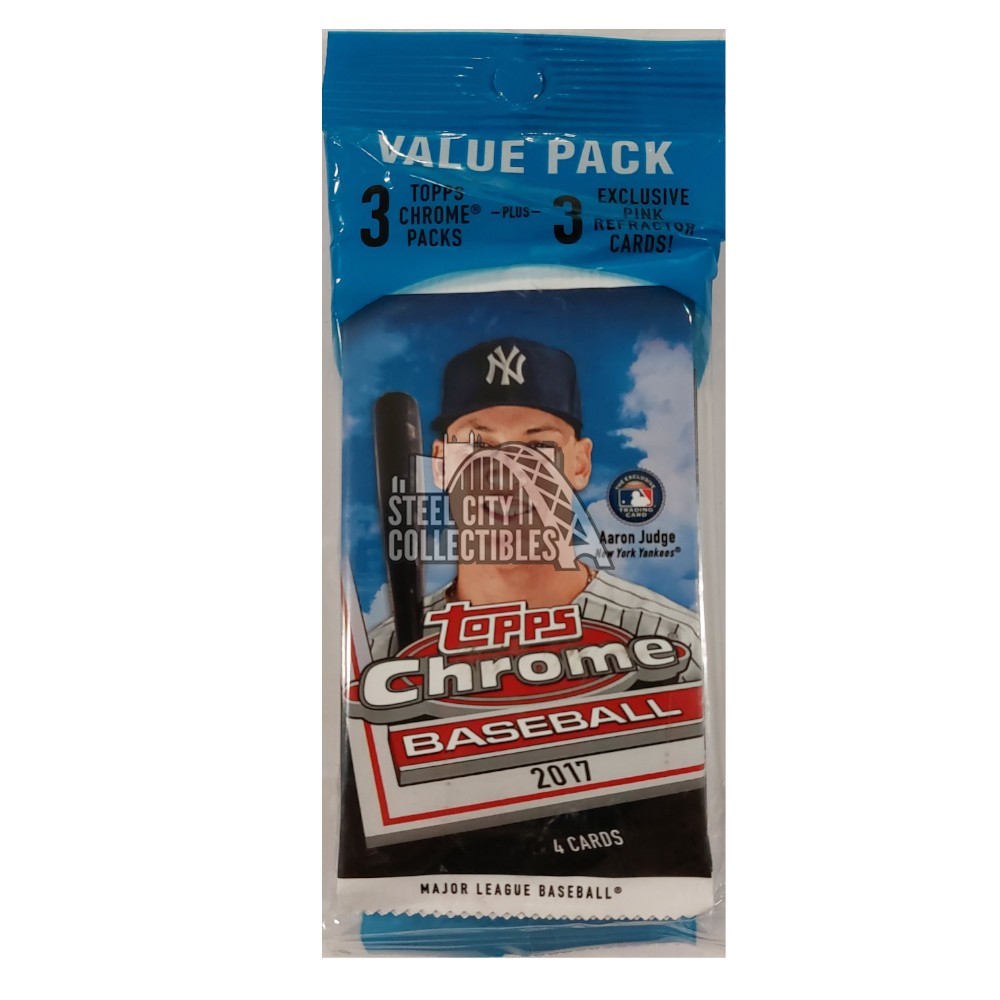 2017 Topps Chrome Baseball Value Pack | Steel City Collectibles