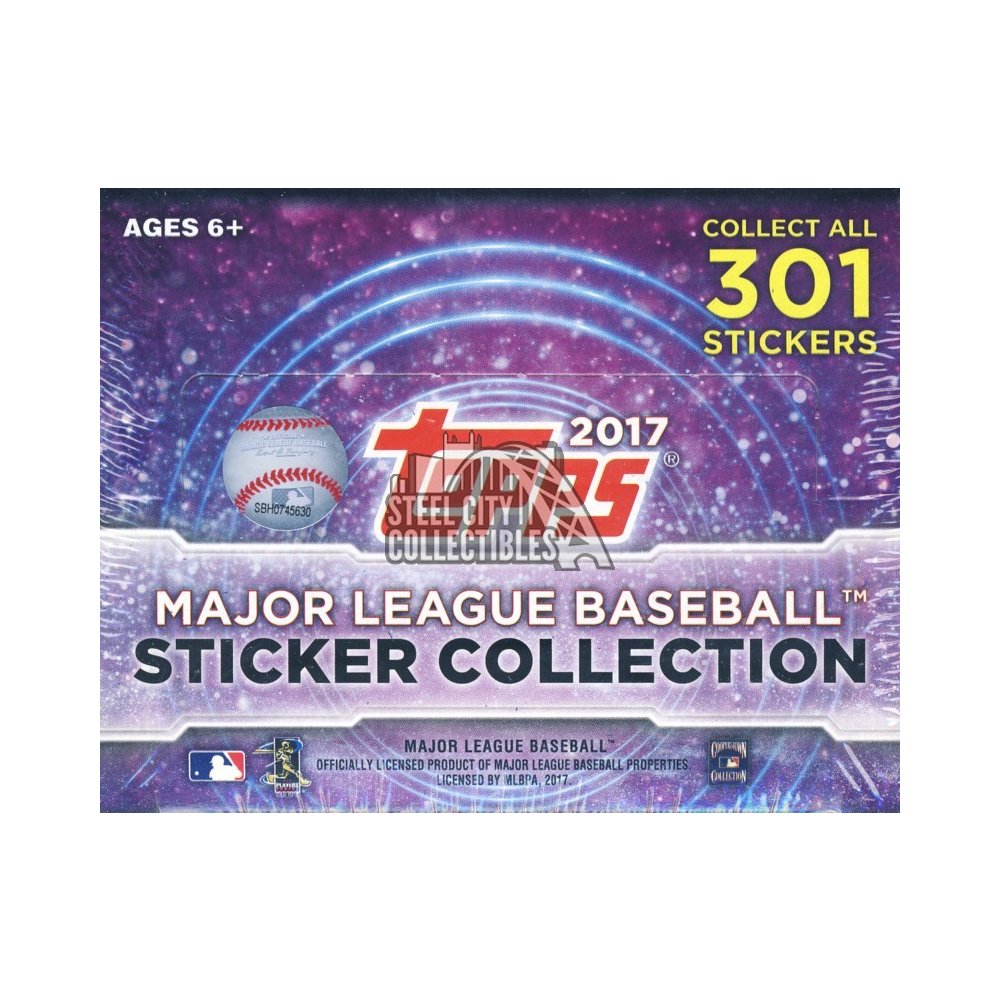 2017 Topps MLB Baseball Sticker Collection 50ct Box | Steel City ...