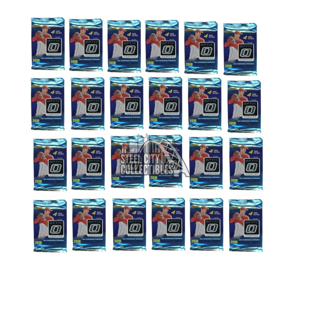2018 Panini Donruss Optic Baseball Mega Box 24-Pack Lot | Steel City ...
