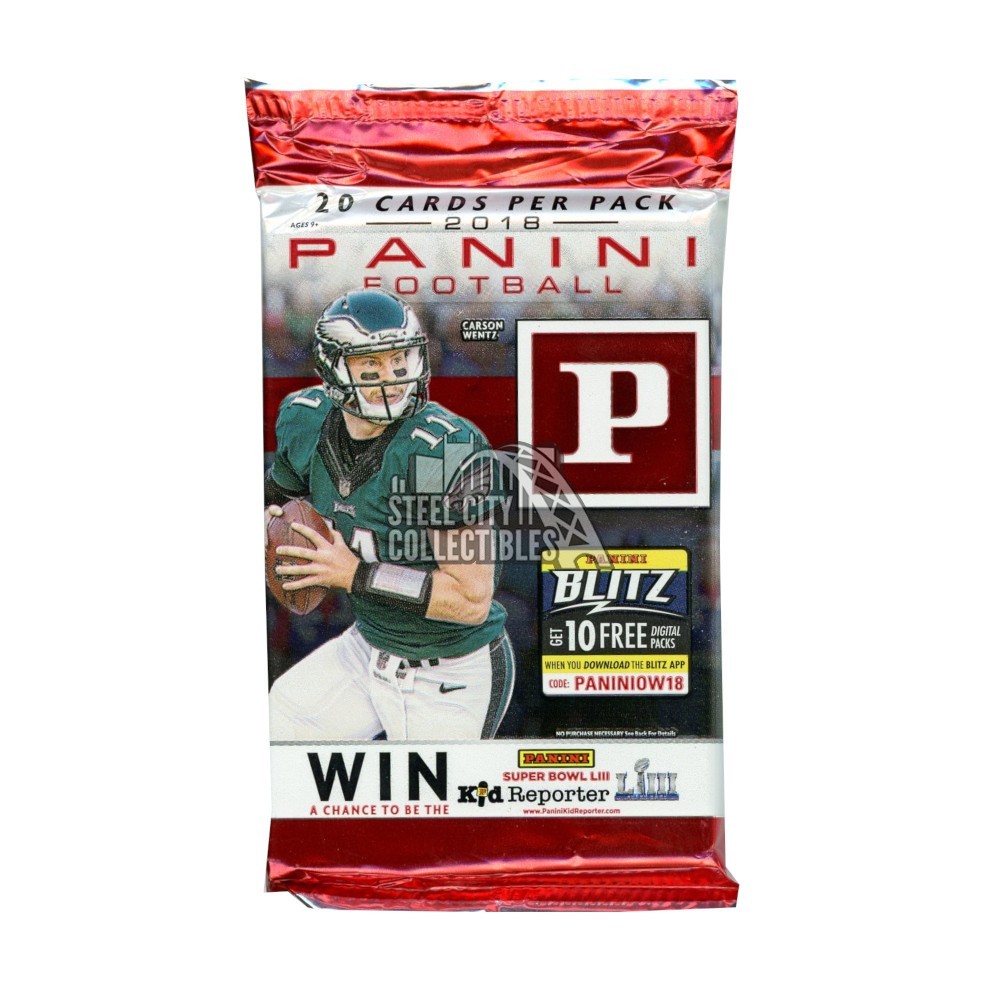 2018 Panini Football Mega Box Pack | Steel City Collectibles