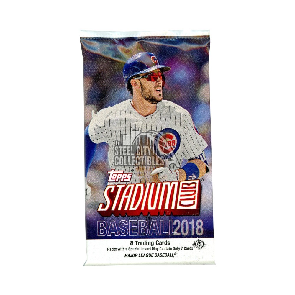 2018 Topps Stadium Club Baseball Hobby Pack | Steel City Collectibles