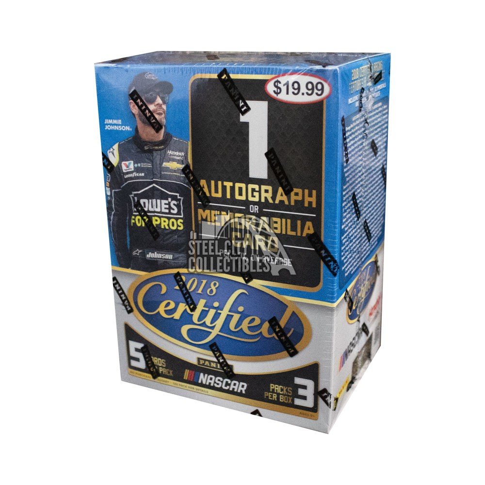 2018 Panini Certified Racing 3ct Blaster Box | Steel City Collectibles