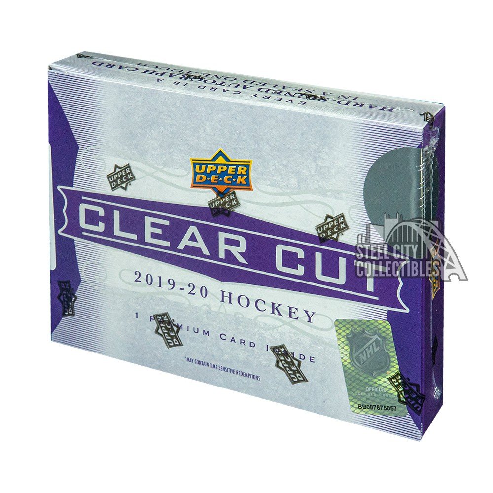 2019-20 Upper Deck Clear Cut Hockey Hobby Box | Steel City Collectibles
