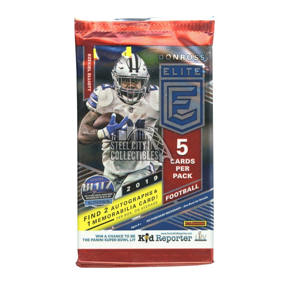 2019 Panini Donruss Elite Football Hobby Pack | Steel City Collectibles