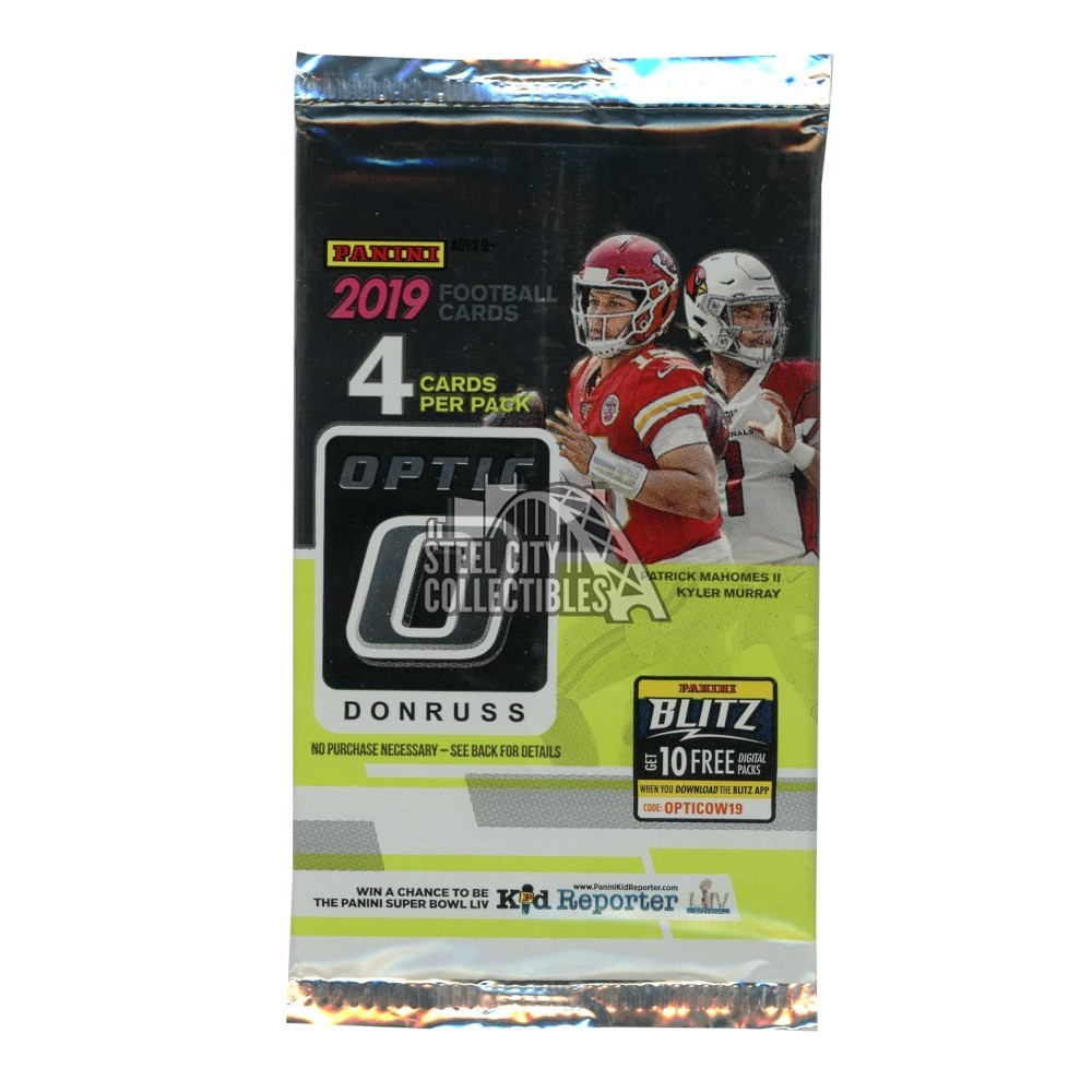 2019 Panini Donruss Optic Football Hobby Collectors Pack | Steel City ...