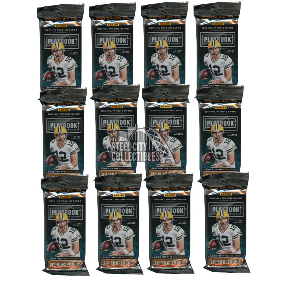 2019 Panini Playbook Football Fat Pack 12-Pack Lot | Steel City ...