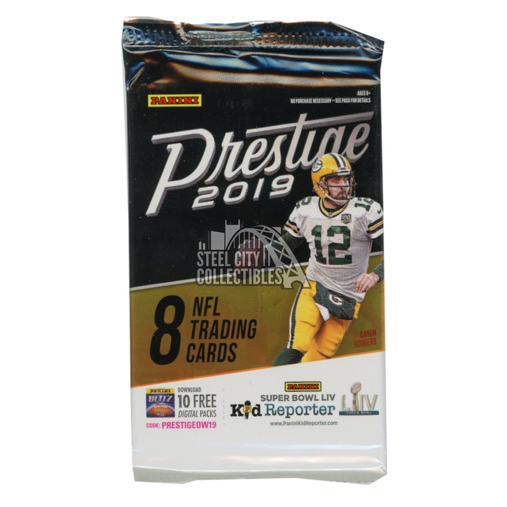2019 Panini Prestige Football Blaster Pack | Steel City Collectibles