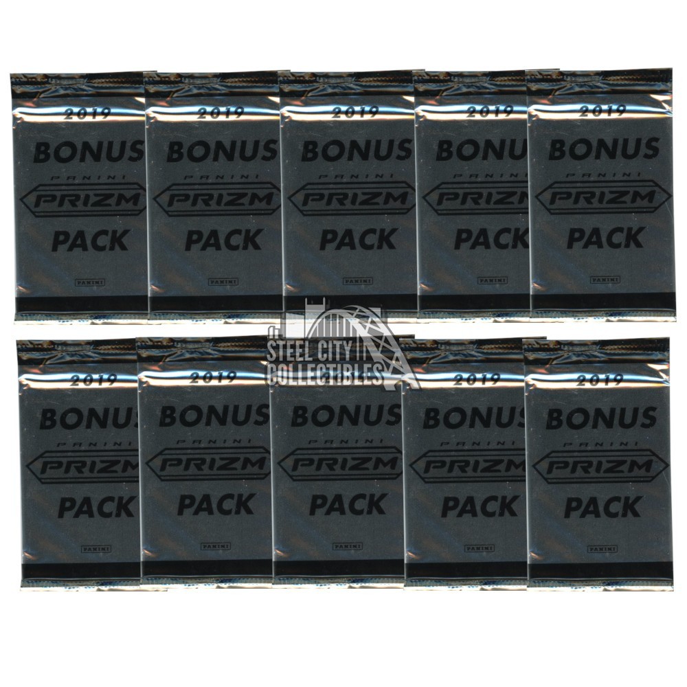 2019 Panini Prizm Baseball Mega Box Bonus Pack 10-Pack Lot | Steel City ...