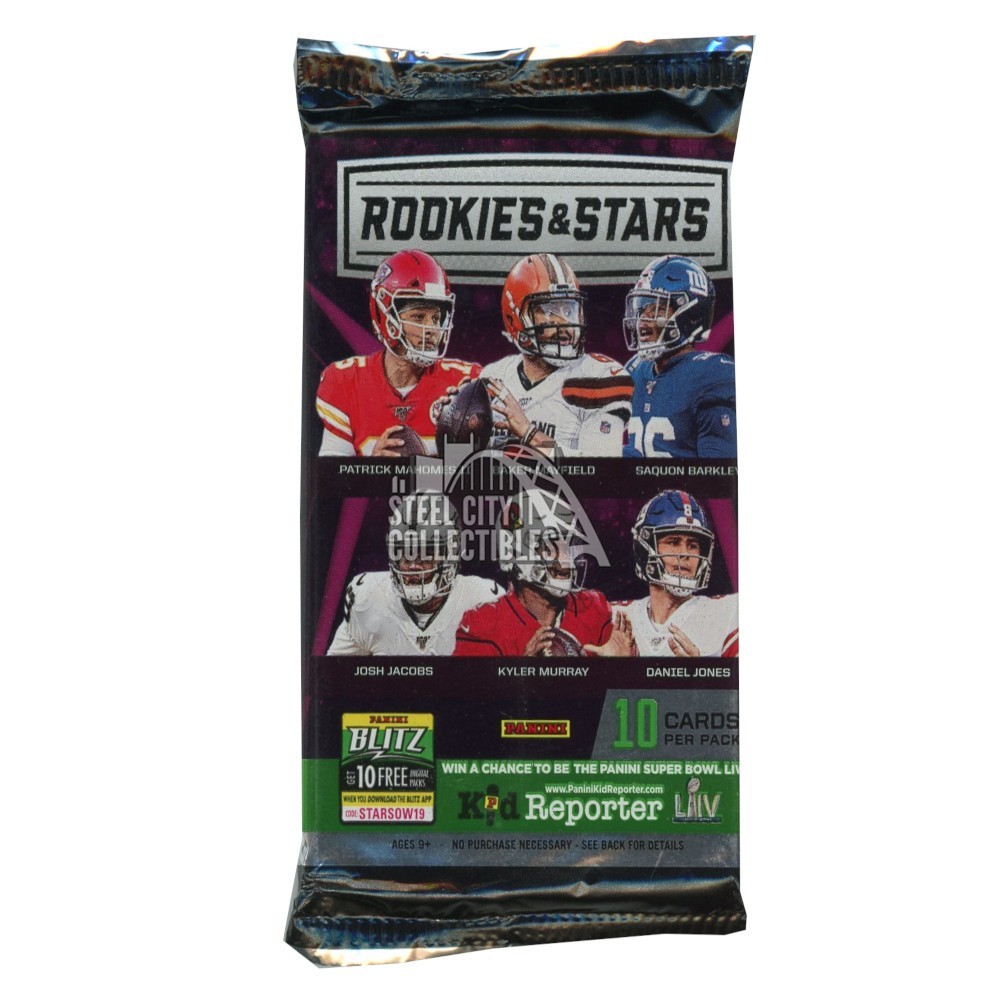 2019 Panini Rookies & Stars Football Mega Box Pack | Steel City ...