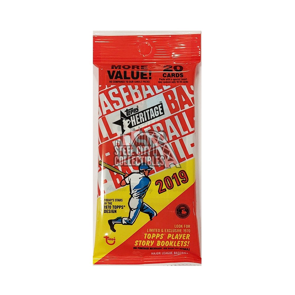 2019 Topps Heritage Baseball Fat Pack | Steel City Collectibles