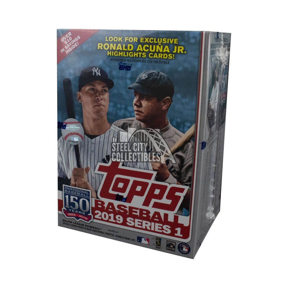 2019 Topps Series 1 Baseball 7ct Blaster Box Walmart | Steel City ...