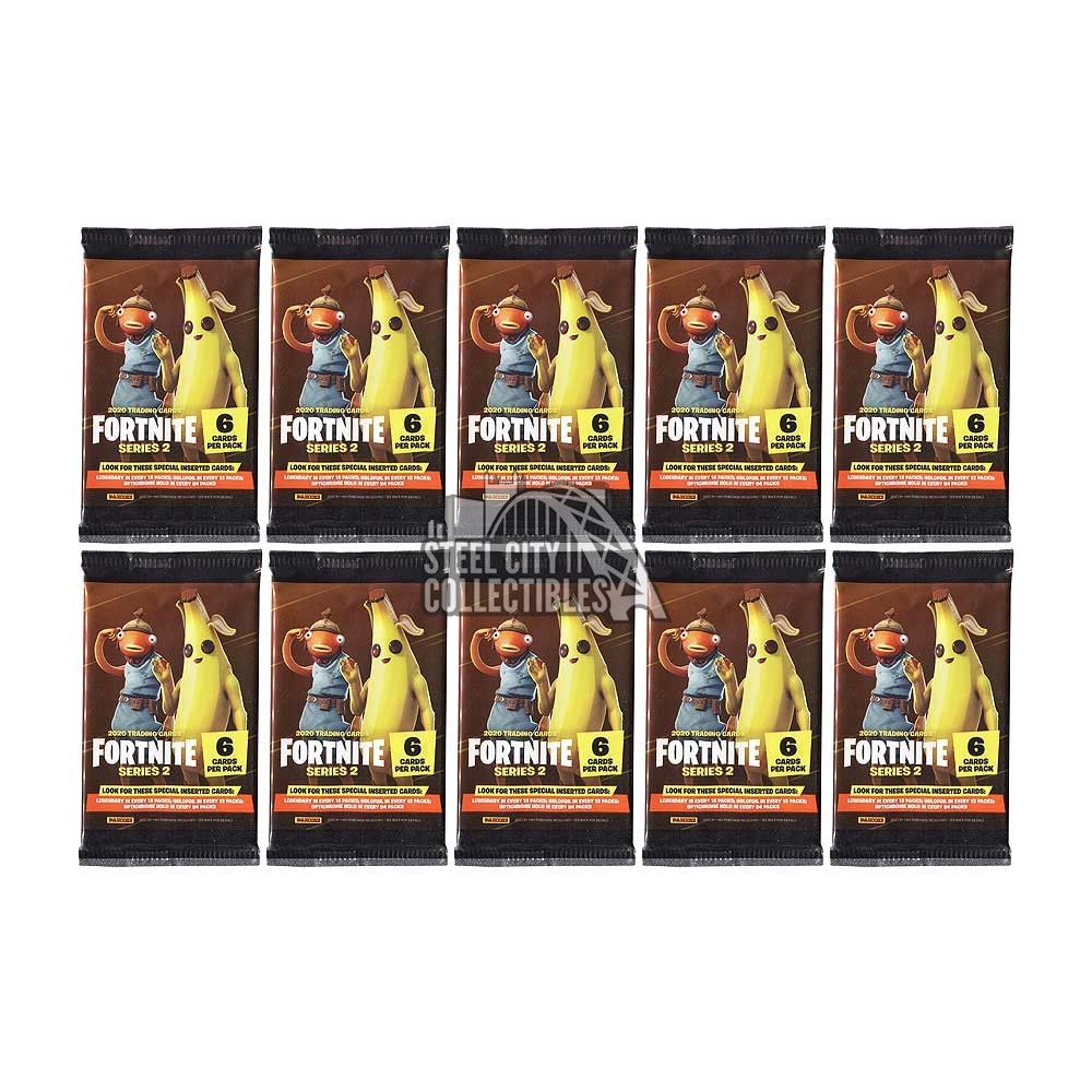 2020 Panini Fortnite Series 2 Trading Card Mega 10-Pack Lot | Steel ...