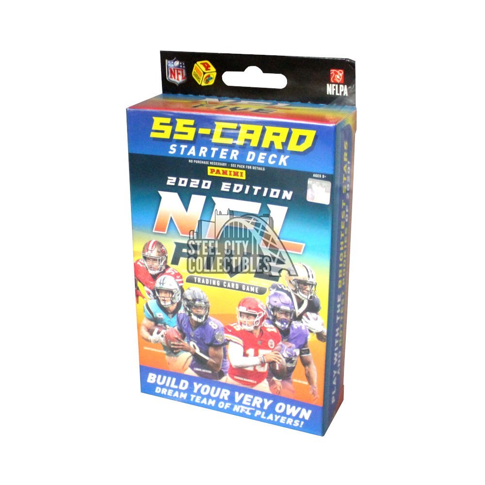 2020 Panini NFL Five Trading Card Game Starter Kit Deck | Steel City ...