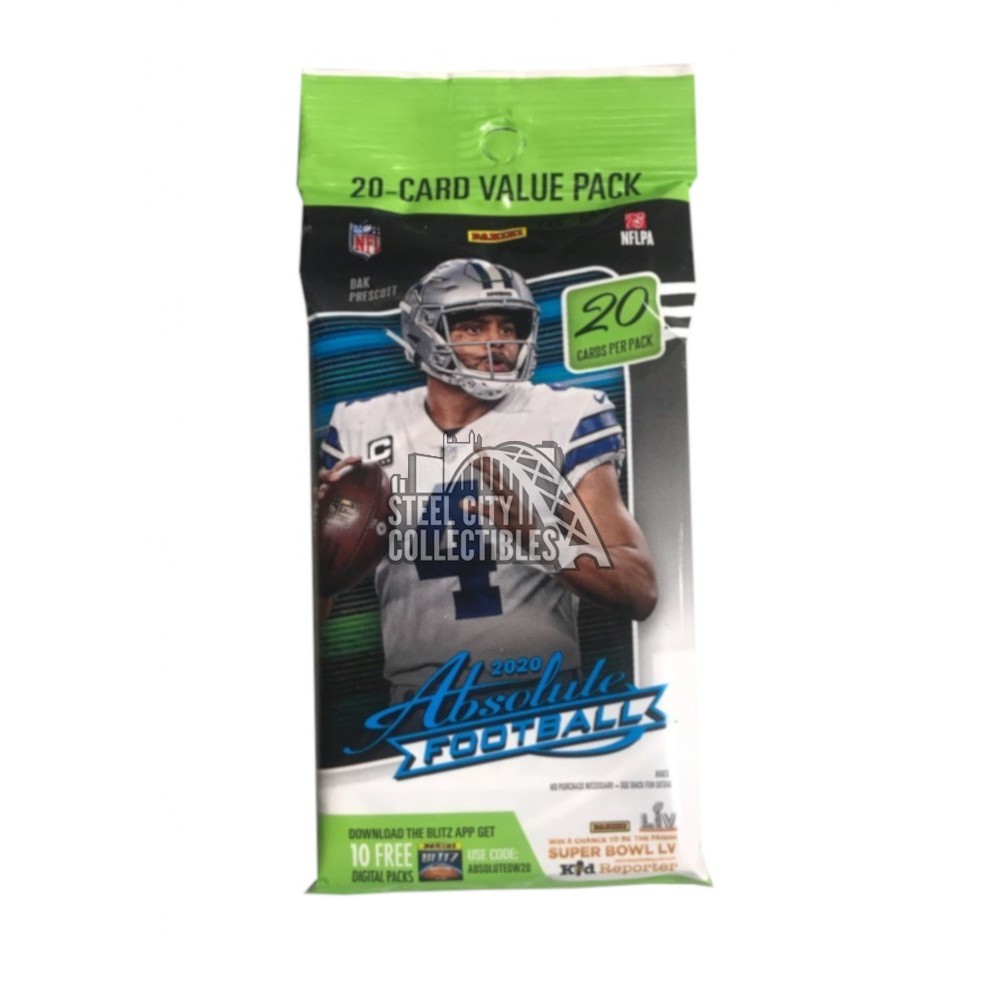 2020 Panini Absolute Football Fat Pack | Steel City Collectibles