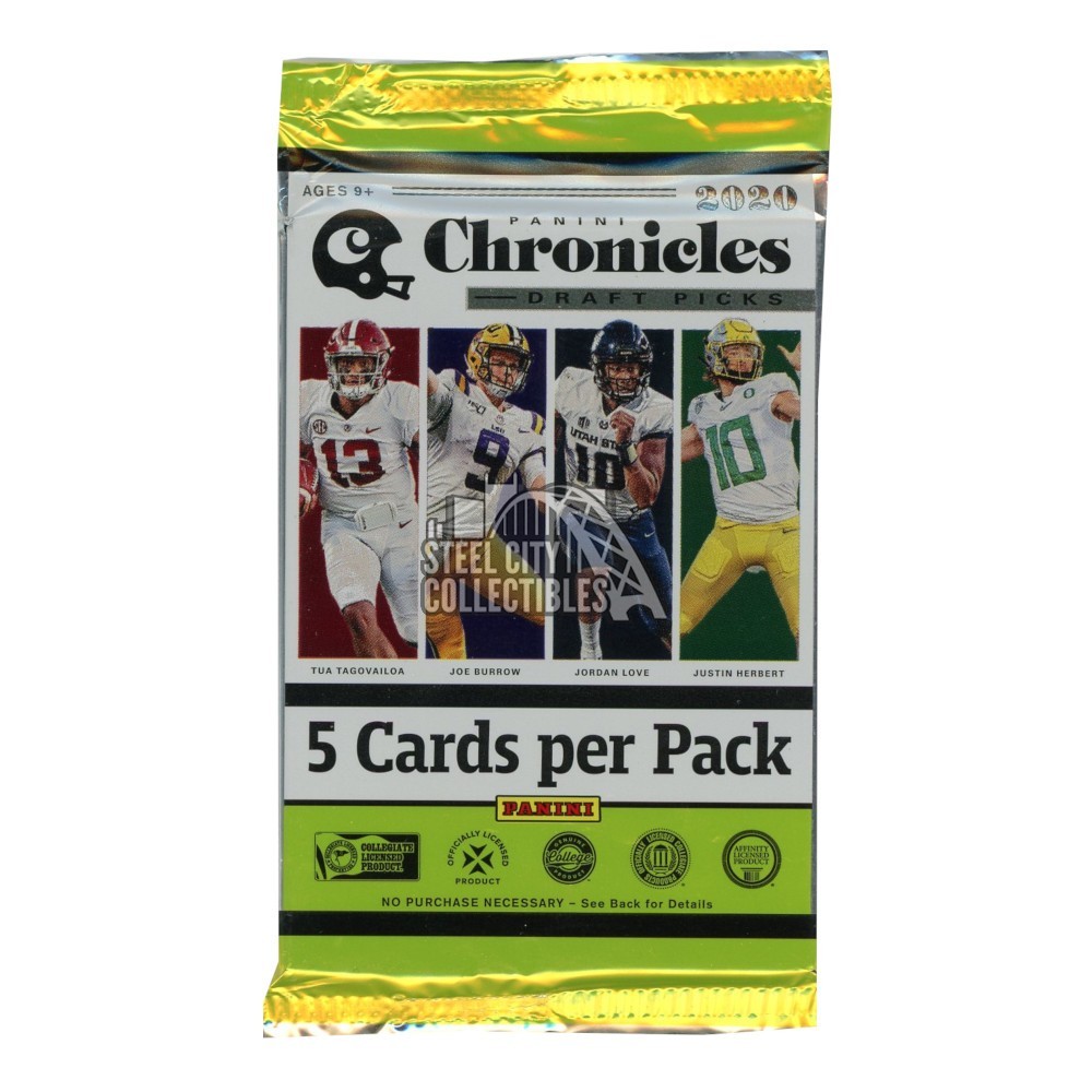 2020 Panini Chronicles Draft Picks Football Blaster Pack | Steel City ...