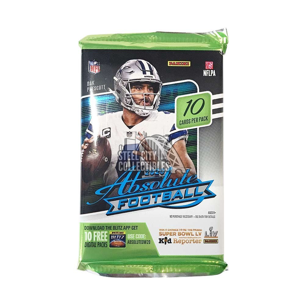 2020 Panini Absolute Football Mega Pack | Steel City Collectibles