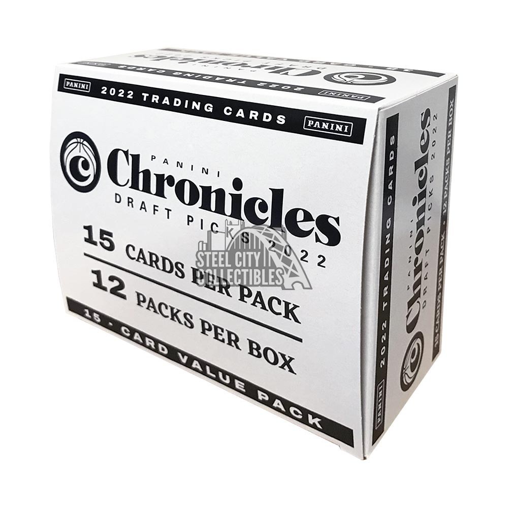 2022-23 Panini Chronicles Draft Picks Collegiate Basketball Value 12-Pack Box | Steel City ...