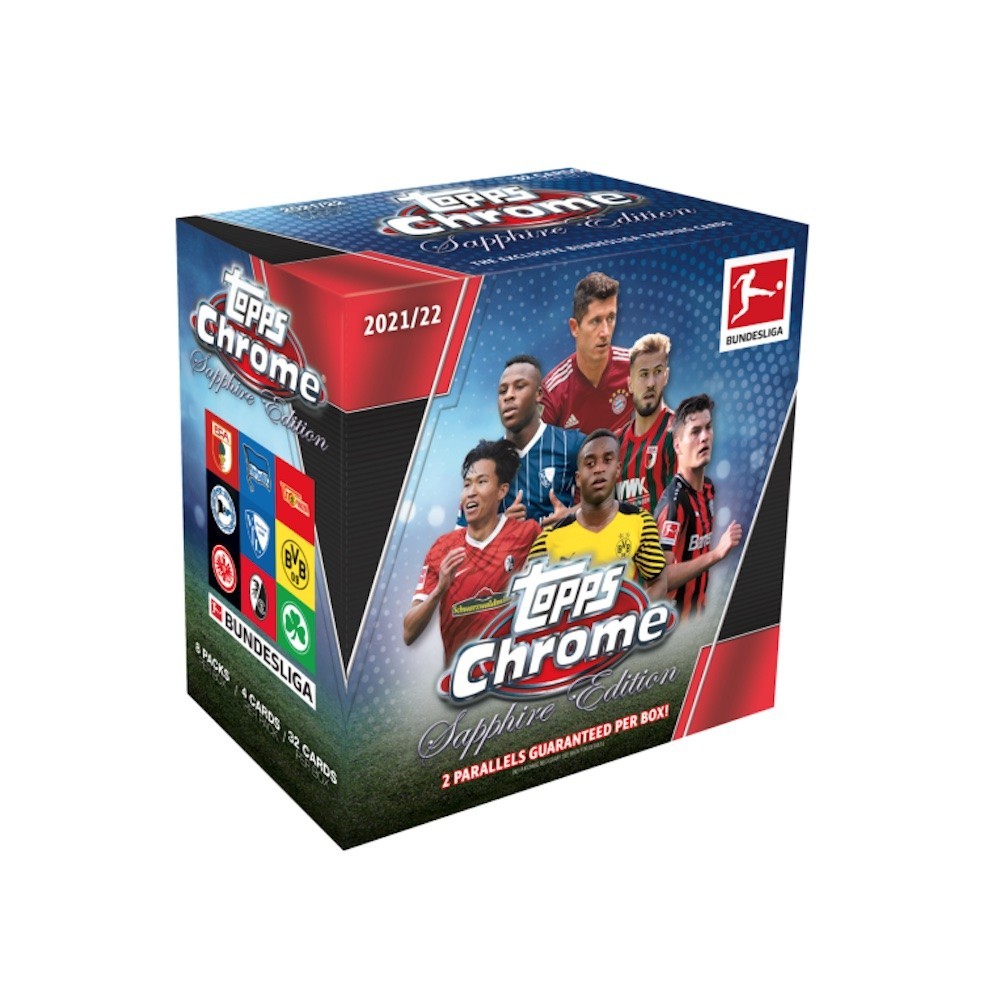 2021-22 Topps Chrome Bundesliga Soccer Sapphire Edition Box | Steel ...