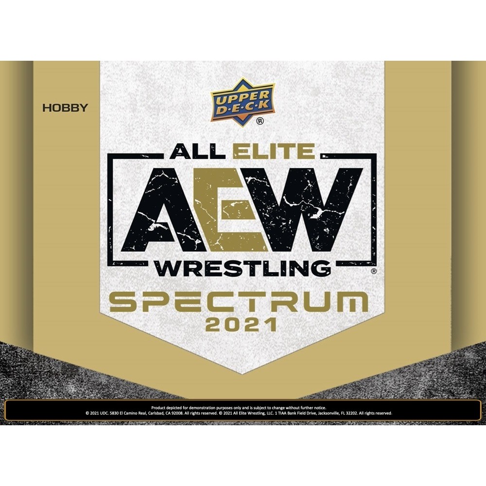 2021 Upper Deck AEW Spectrum Wrestling Hobby 8-Box Case | Steel City ...