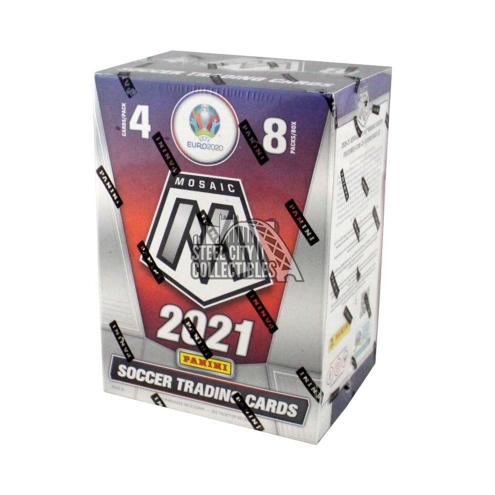 2020-21 Panini Mosaic UEFA Soccer 8-Pack Blaster Box | Steel City ...
