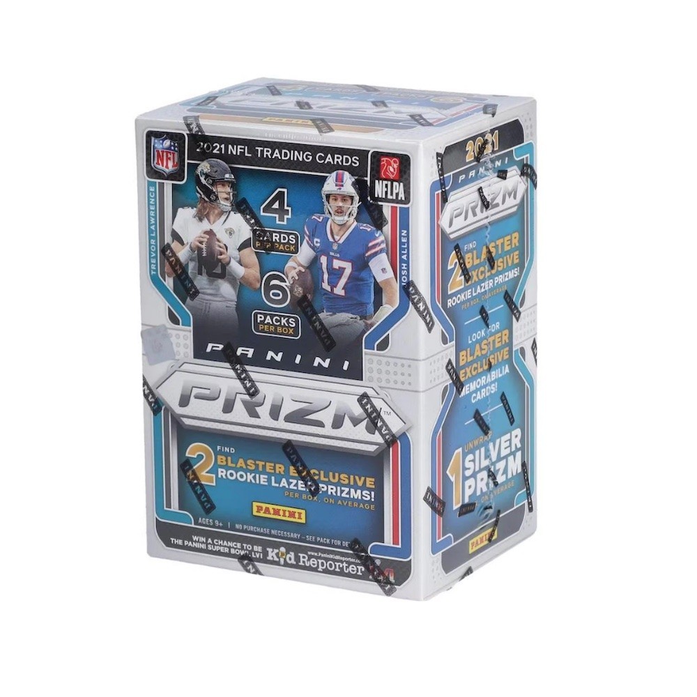 2021 Panini Prizm Football 6-Pack Blaster Box (Lazer Prizms) | Steel ...