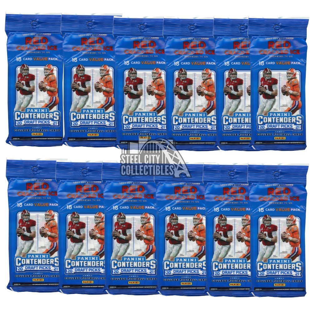 2021 Panini Contenders Draft Football Fat Pack 12-Pack Lot | Steel City ...