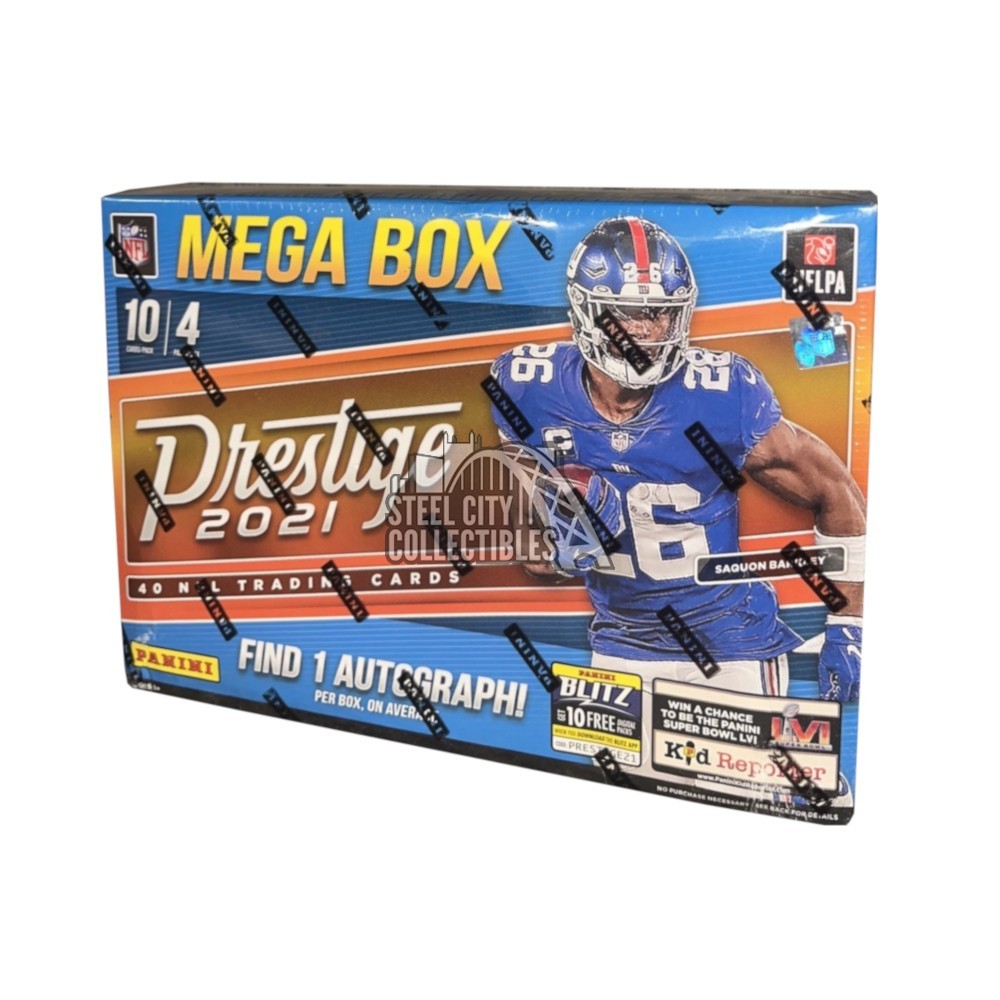 2021 Panini Prestige Football Mega Box (Hyper Parallels) **Please Read ...