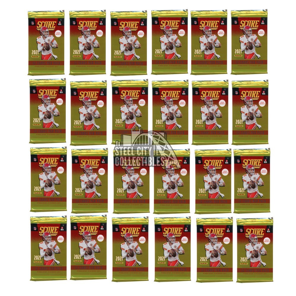 2021 Panini Score Football Retail 24-Pack Lot | Steel City Collectibles