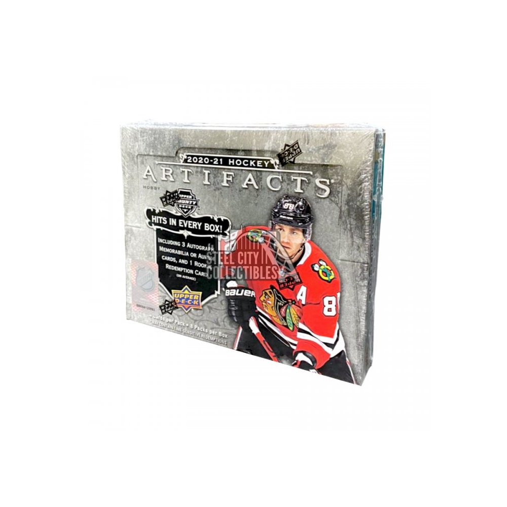 2020-21 Upper Deck Artifacts Hockey Hobby 5-Box (Half Case) TRIPLE Random Team Group Break #1 ...