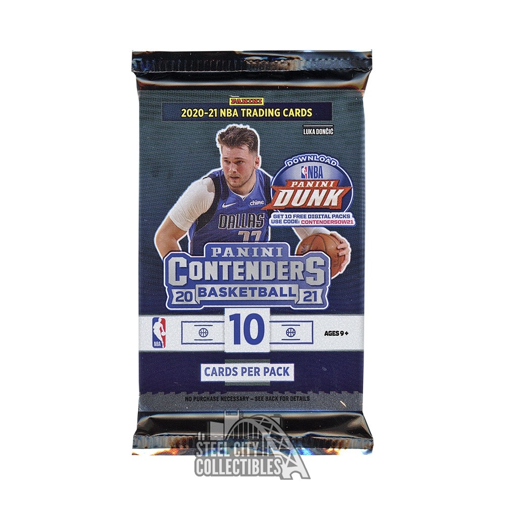 2020-21 Panini Contenders Basketball Hobby Pack | Steel City Collectibles