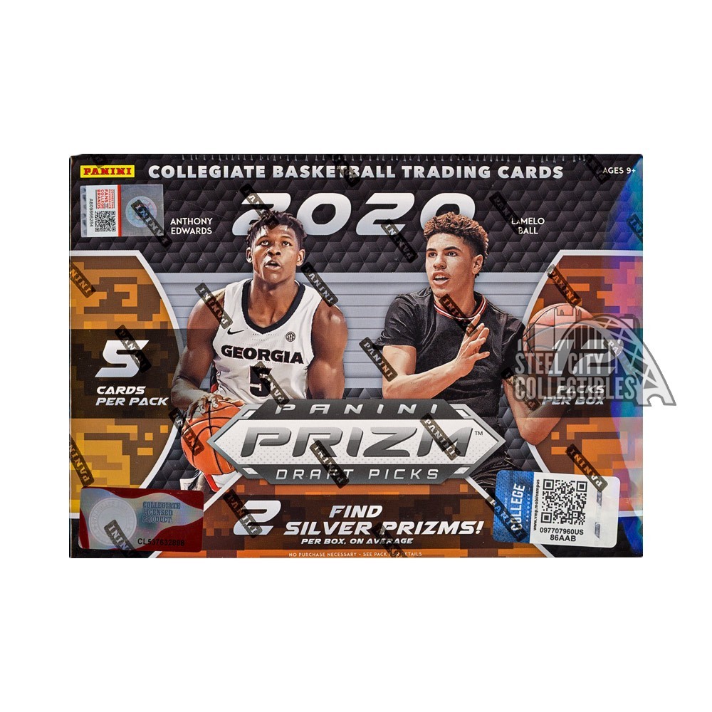 2020-21 Panini Prizm Draft Picks Basketball Mega Box - Red Ice | Steel ...