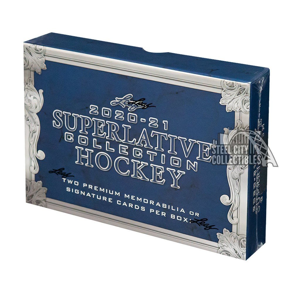 2020-21 Leaf Superlative Collection Hockey Hobby Box | Steel City ...