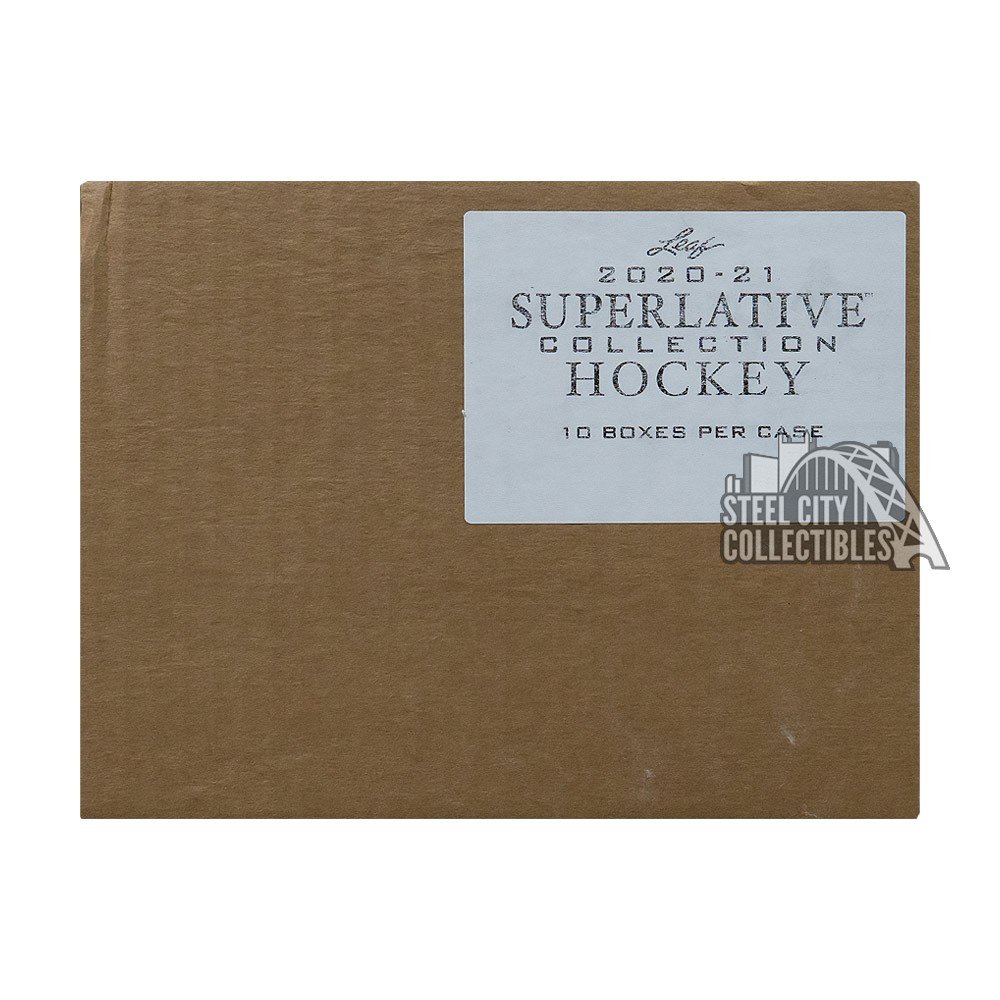 2020-21 Leaf Superlative Collection Hobby Hockey 10-Box Case | Steel ...
