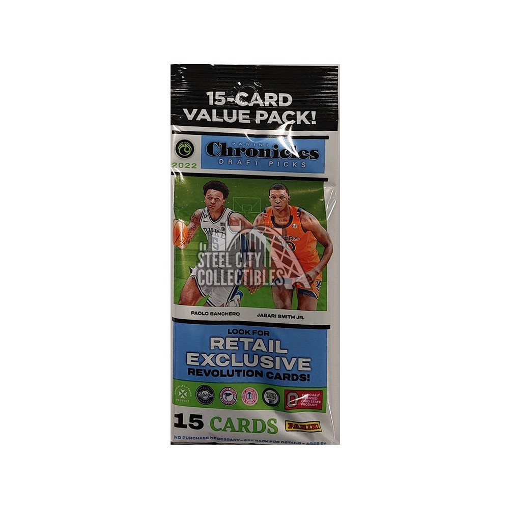 2022-23 Panini Chronicles Draft Picks Collegiate Basketball Value Pack | Steel City Collectibles