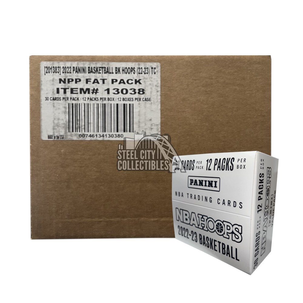2022-23 Panini Hoops Basketball Fat Pack 12-Box Case | Steel City ...
