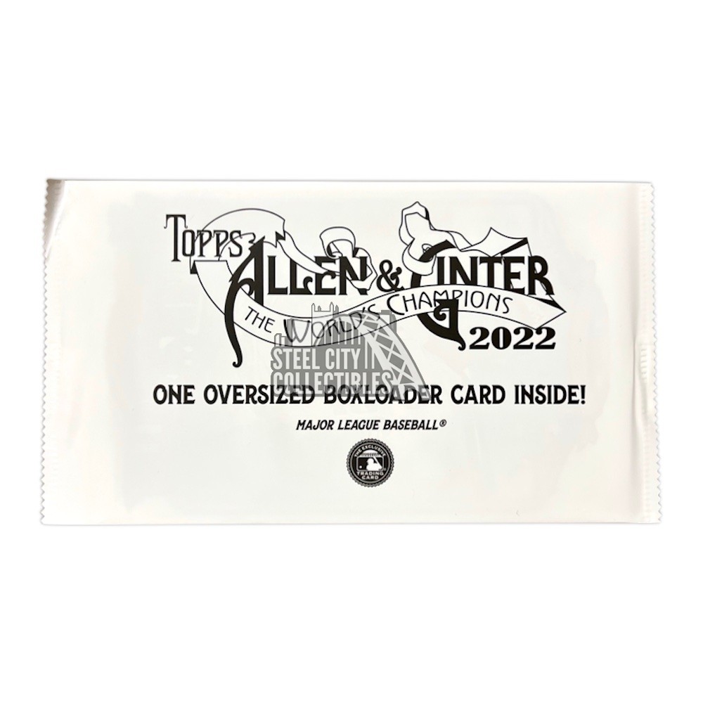 2022 Topps Allen & Ginter Baseball Hobby Oversized Boxloader Pack ...