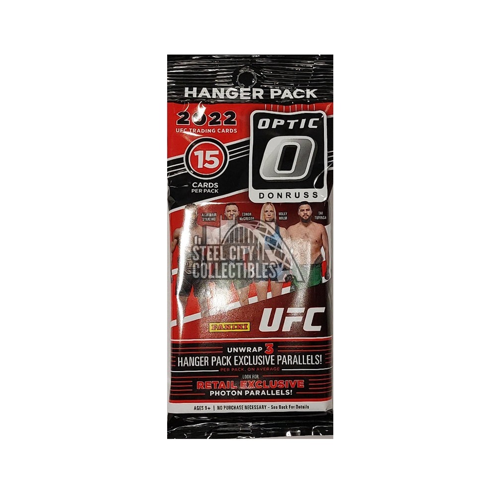2022 Panini Donruss Optic UFC 15-Card Hanger Pack | Steel City Collectibles