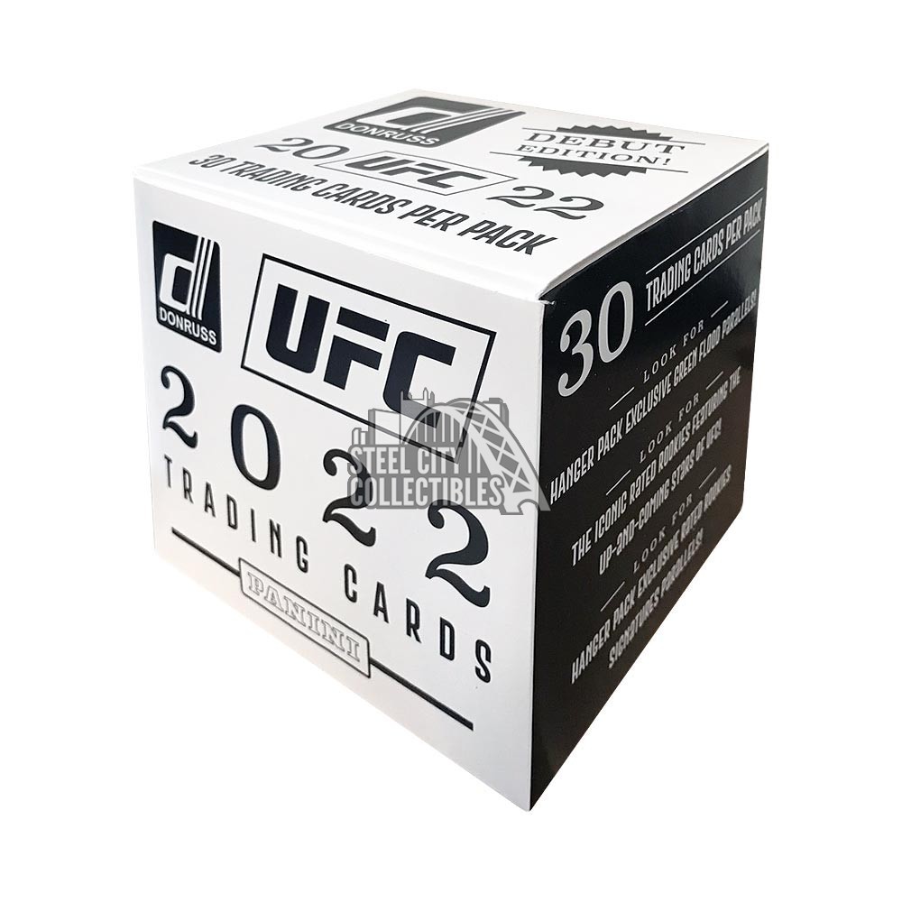 2022 Panini Donruss UFC 30-Card Hanger 16-Pack Box | Steel City ...