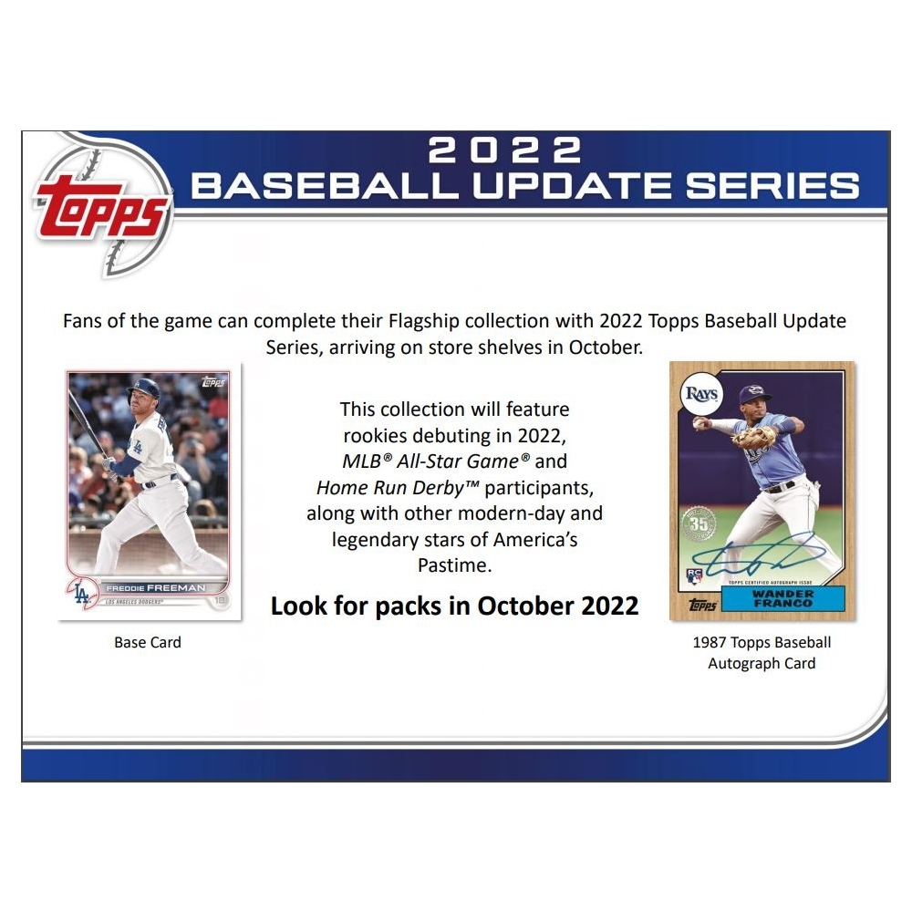 2022 Topps Update Baseball Hanger 64-Pack Case | Steel City Collectibles