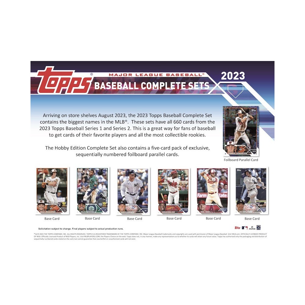 2023 Topps Baseball Factory Set Hobby Version Set | Steel City Collectibles