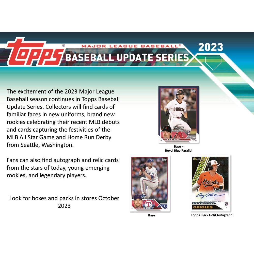 2023 Topps Update Series Baseball Hanger 8-Pack Lot | Steel City ...