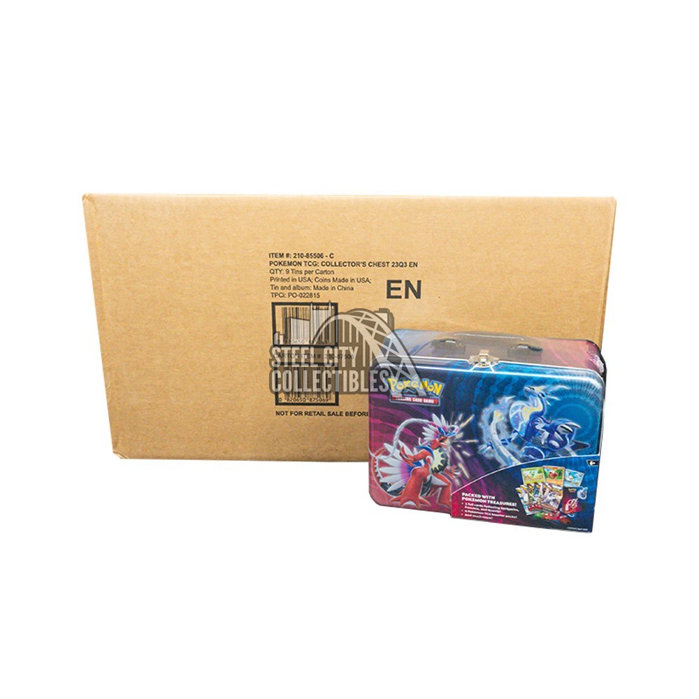 Pokemon Collector Chest (Fall 2023 Edition) 9-Tin Case | Steel City ...