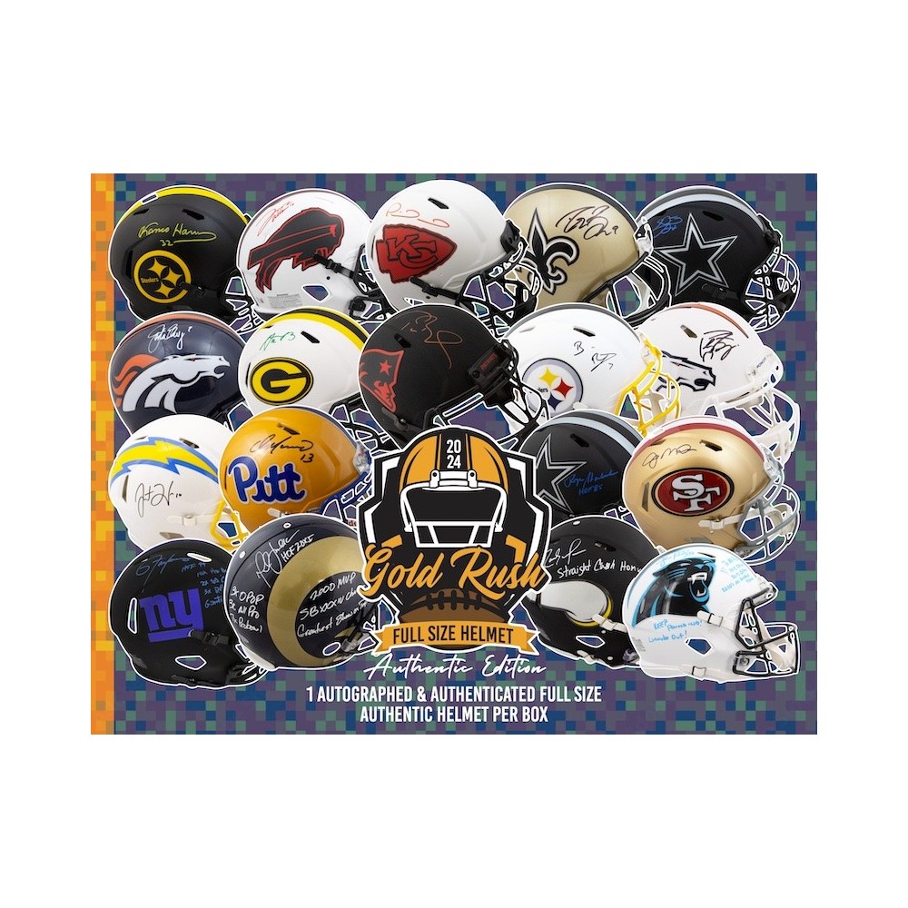2024 Gold Rush Autographed Full-Size Authentic Football Helmet Edition ...