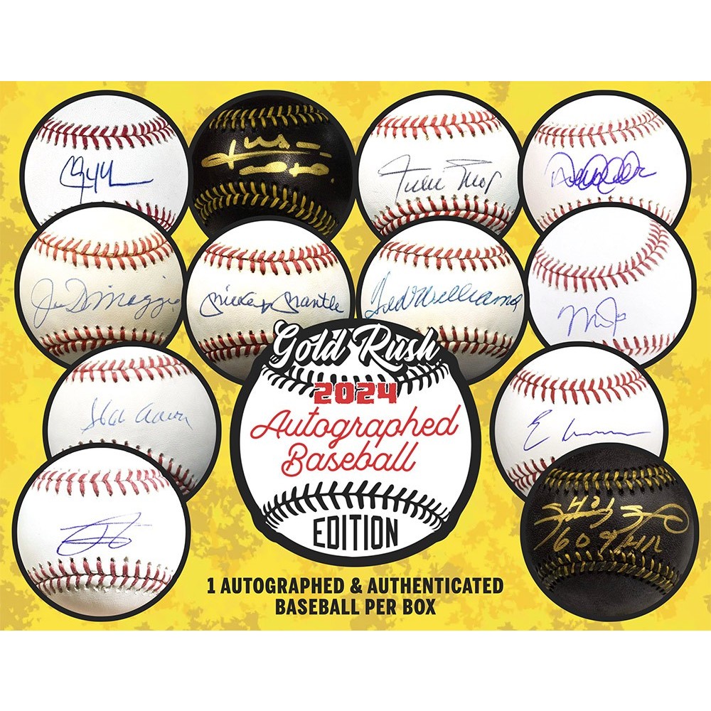 2024 Gold Rush Autographed Baseball Edition Box | Steel City Collectibles