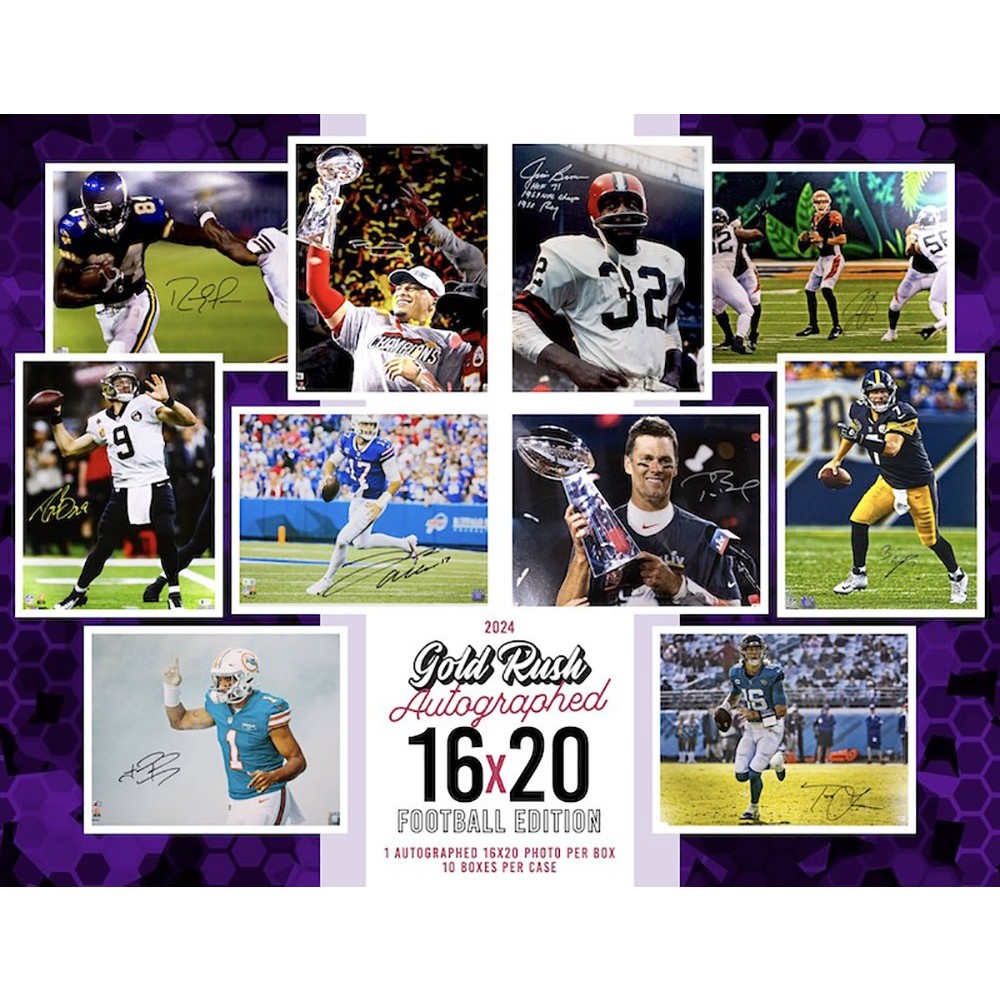 2024 Gold Rush Autographed 16x20 Football Edition Box | Steel City ...
