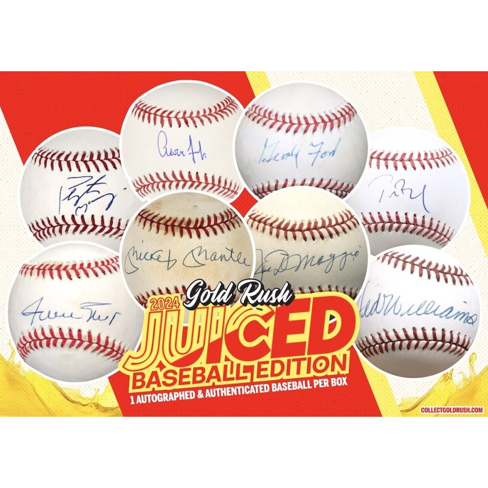 2024 Gold Rush Juiced Autographed Baseball Edition Box | Steel City Collectibles